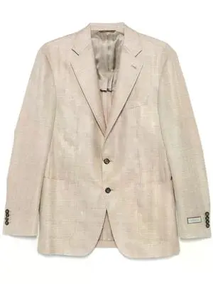 Canali Single-breasted Blazer - Neutrals