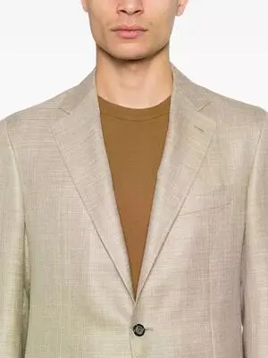 Canali Single-breasted Blazer - Neutrals