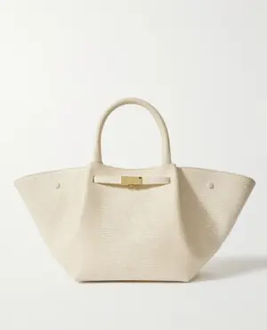 DEMELLIER The New York Midi Lizard-effect Leather Tote