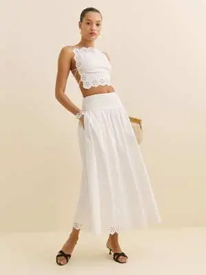 REFORMATION Cordelia Two Piece Set - Ivory