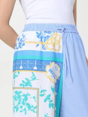 Moschino Wide Leg Printed Trousers