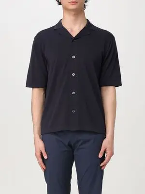 Aspesi Knitted Shirt Blue