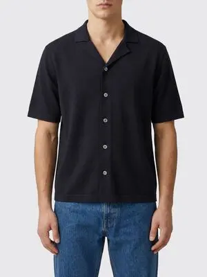 Aspesi Knitted Shirt - Navy