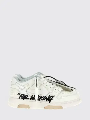 Off-White For Walking" Lace-up Sneakers - White