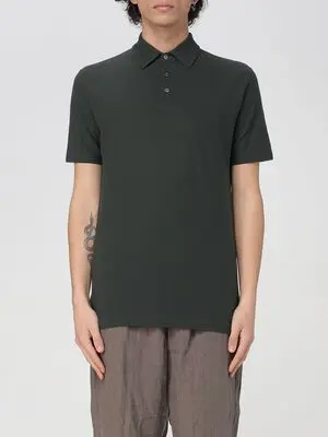 ZANONE Polo Shirt Men Olive
