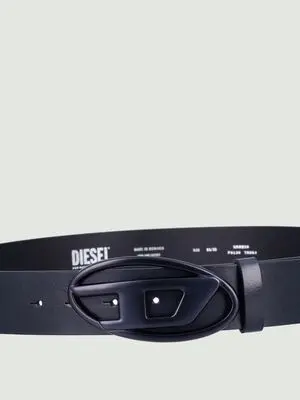DIESEL® Belt With Oval D Buckle - Black 1