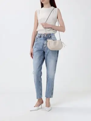 Brunello Cucinelli Mellow Leather Bucket Bag - Ivory