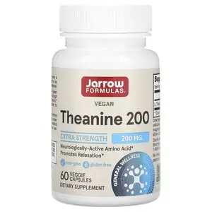 JARROW FORMULAS Theanine 200mg 60 Capsules - One-color