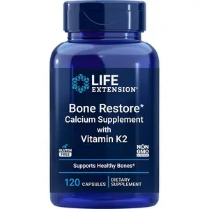 LIFE EXTENSION Bone Restore W/vitamin K2 120 Capsules - One-color