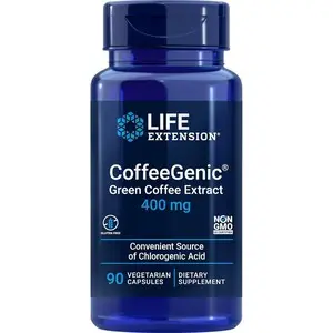 LIFE EXTENSION Coffeegenic Green Coffee Extract 400mg 90 Capsules - One-color