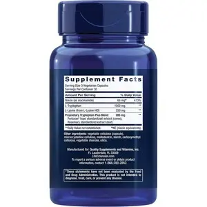 LIFE EXTENSION Optimized Tryptophan Plus 90 Capsules