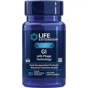 LIFE EXTENSION Florassist Gi With Phage Technology 30 Capsules - One-color