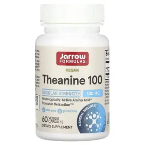 JARROW FORMULAS Theanine 100mg 60 Capsules - One-color