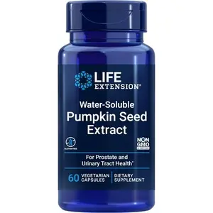 LIFE EXTENSION Water-soluble Pumpkin Seed Extract 60 Capsules - One-color