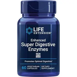 LIFE EXTENSION Enhanced Super Digestive Enzymes 60 Capsules - One-color