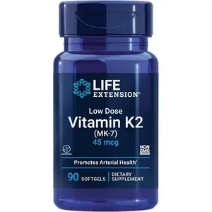 BEAUTIFIEDYOU Life Extension Low-dose Vitamin K2 Menaquinone-7 90 Softgels - One-color