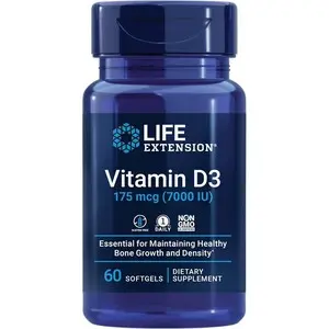LIFE EXTENSION Vitamin D3 7000iu 60 Softgels - One-color