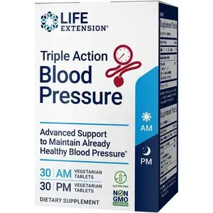 LIFE EXTENSION Triple Action Blood Pressure 60 Tablets - One-color