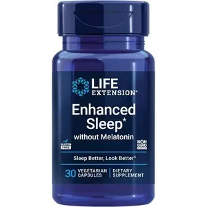 LIFE EXTENSION Enhanced Natural Sleep Without Melatonin 30 Capsules - One-color