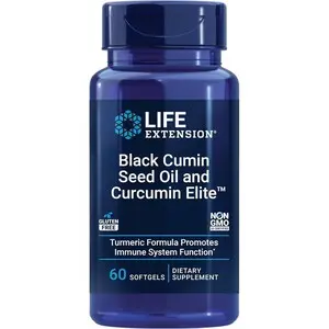 LIFE EXTENSION Black Cumin Seed Oil And Curcumin Elite Turmeric Extract 60 Softgels - One-color