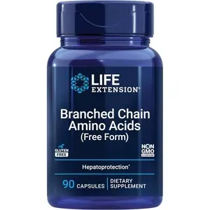 LIFE EXTENSION Branched Chain Amino Acids 90 Capsules - One-color