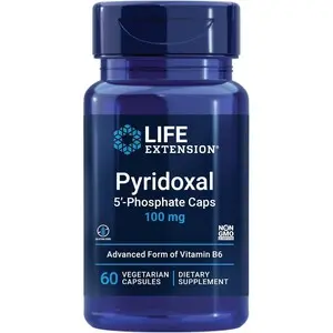 LIFE EXTENSION Pyridoxal 5-phosphate 100mg 60 Capsules - One-color