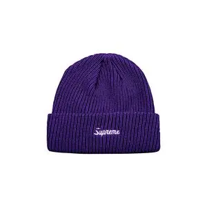 Supreme Loose Gauge Beanie - Purple