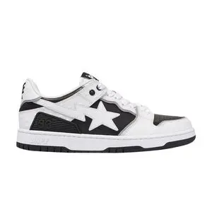 A BATHING APE Sk8 Sta #1 'faux Ostrich Leather Pack - Black