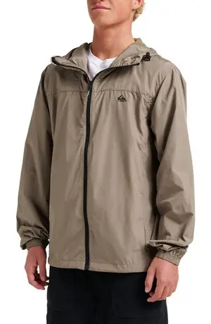 Quiksilver Overcast Water Repellent Hooded Windbreaker