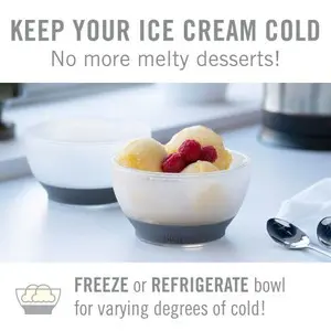 HOST Ice Cream Freeze Cooling Bowl Set Of 2