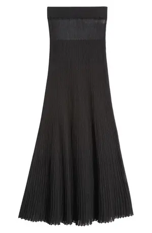 Solid & Striped The Theresa Semisheer Maxi Skirt - Noir