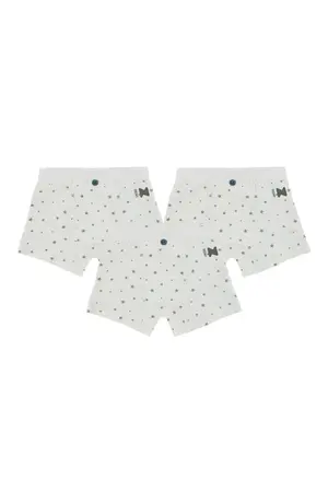 NOGGIWEAR Buttoned Boxers - White