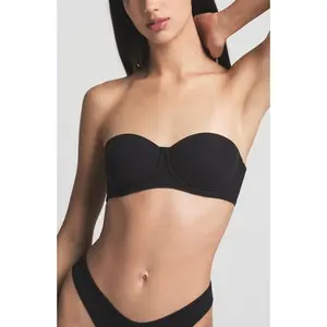 SKIMS Fits Everybody Strapless Bra - Onyx