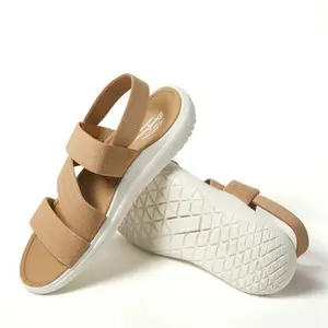 DEARFOAMS Emilia Strappy Sandals - Khaki