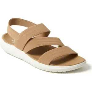 DEARFOAMS Emilia Strappy Sandals - Khaki