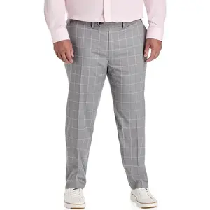 Michael Kors Big & Tall Windowpane Suit Pants