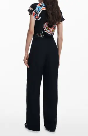 Desigual Mix Print Jumpsuit