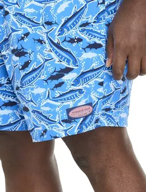 Vineyard Vines Big & Tall Bone Fish Chappy Swim Trunks