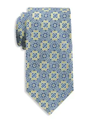 SYNRGY BY DXL Geometric Neck Tie - Yellow