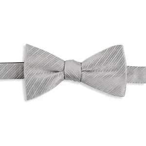 SYNRGY BY DXL Striped Bow Tie - Grey