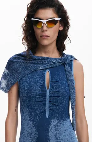 Desigual Asymmetric Knit Dress