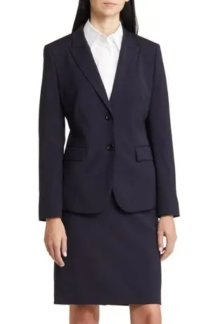 BOSS Juleah Wool Blazer - Sky Captain