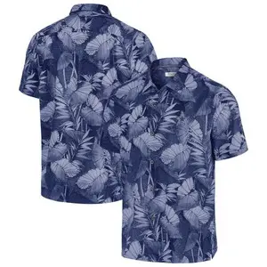 Tommy Bahama Dallas Cowboys Bahama Coast Nuevo Fronds Camp Button-up Shirt - Navy