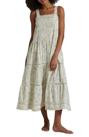 Polo Ralph Lauren Floral Cotton Nightgown - Botanical Floral
