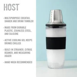 HOST Cocktail Shaker Freeze - Red