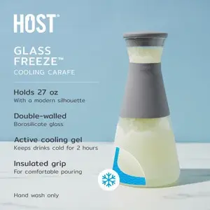 HOST Glass Freeze Carafe With Lid