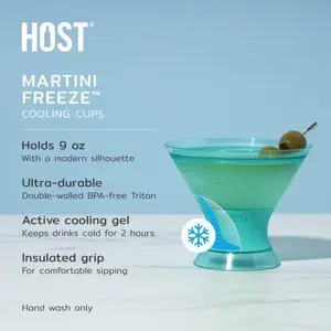 HOST Martini Freeze Cooling Cup Set Of 2