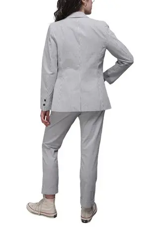 WILDFANG Empower Seersucker Tux Blazer