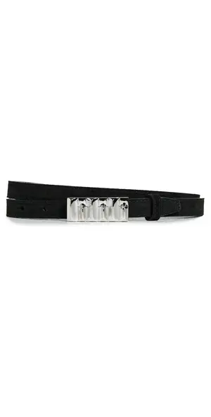 FRAME The Petit Sculptural Belt - Black