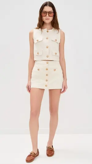 Blanknyc Sugar Coated Denim Mini Skirt